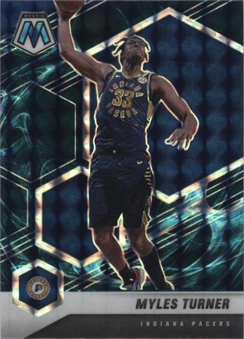 2020-21 Panini Mosaic - Genesis Mosaic Prizm #25 Myles Turner for sale ...