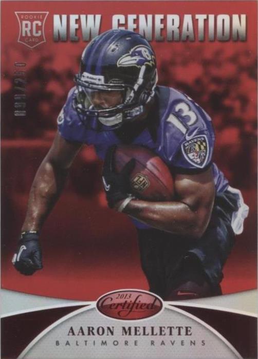 2013 Panini Certified - New Generation Mirror Red #202 Aaron Mellette ...