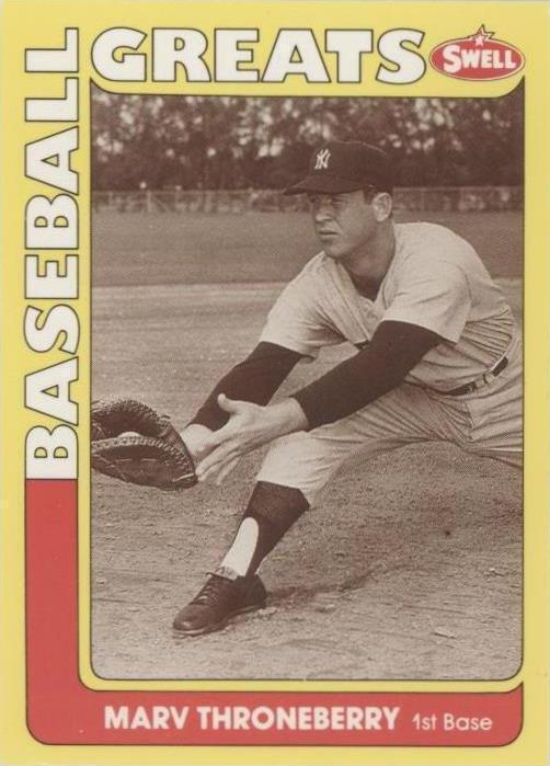 1991 Swell Baseball Greats - Marv Throneberry #89 for sale online | eBay