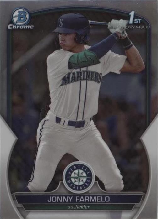 2023 Bowman Draft - Chrome Refractor #BDC-177 Jonny Farmelo (RC) for ...