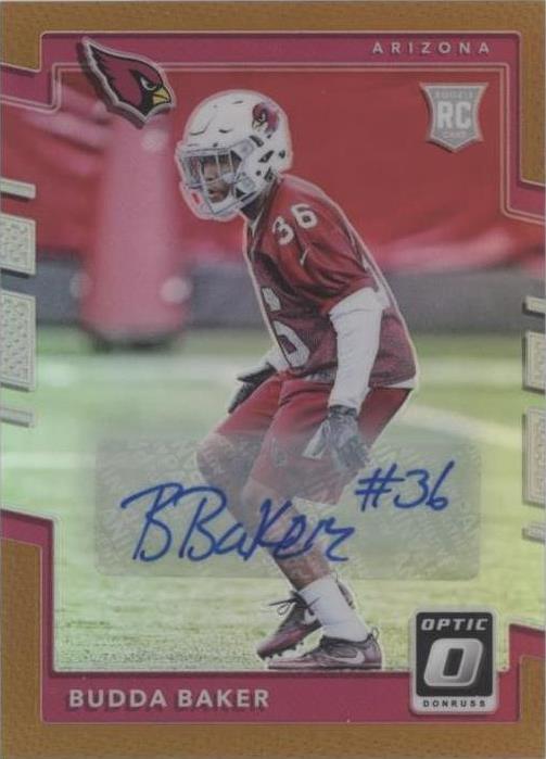 2017 Donruss Optic - Rookies Bronze Autographs #149 Budda Baker (AU, RC ...