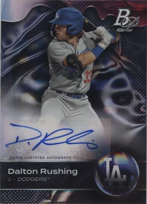 2023 Bowman Platinum - Top Prospects Autographs #TOP-32 Dalton Rushing ...