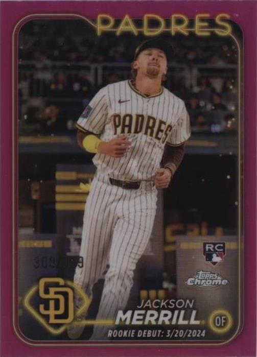 2024 Topps Chrome Update Series - Rookie Debut Jackson Merrill #USC57 ...
