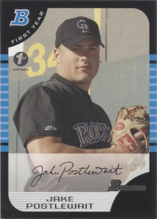 2005 Bowman - First Year 1st Edition #232 Jake Postlewait (RC) for sale ...