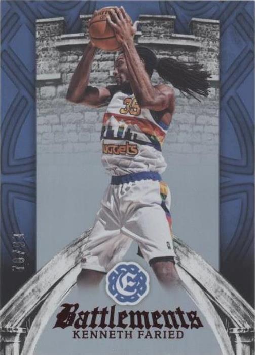 2016-17 Panini Excalibur - Battlements Red #24 Kenneth Faried /99 for ...