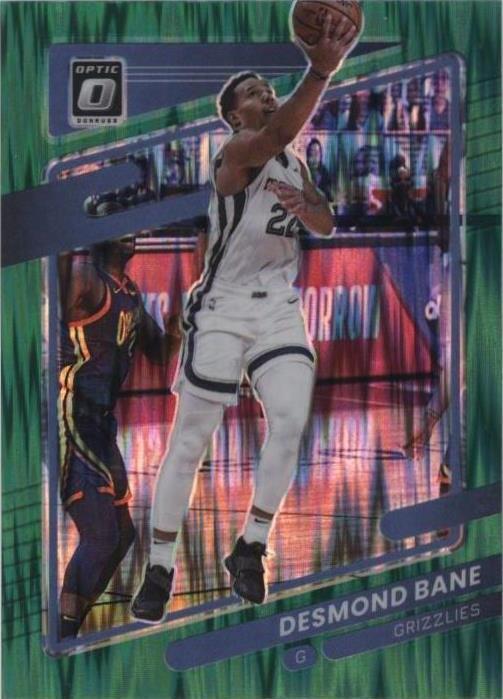 2021-22 Panini Donruss Optic - Desmond Bane #50 Green Shock Prizm for ...