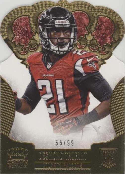 2013 Panini Crown Royale - Gold Die-Cut Crown #132 Desmond Trufant /99 ...