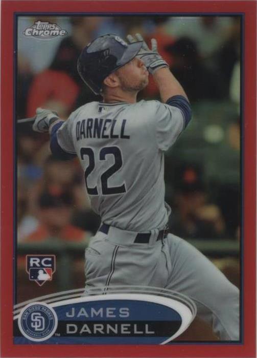 2012 Topps Chrome - Red Refractor #174 James Darnell /25 (RC) for sale ...