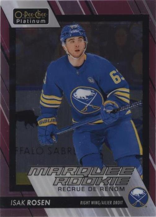 2023-24 O-Pee-Chee Platinum - Marquee Rookies Isak Rosen #276 Matte ...