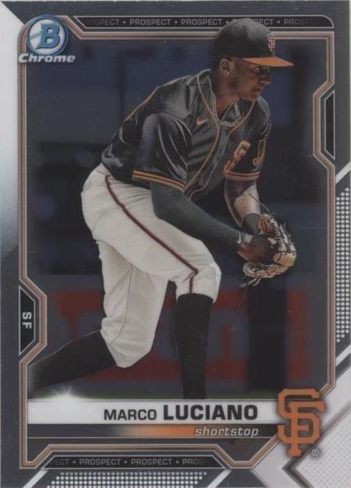 2021 Bowman Draft - Chrome #BDC-131 Marco Luciano (RC) for sale online ...