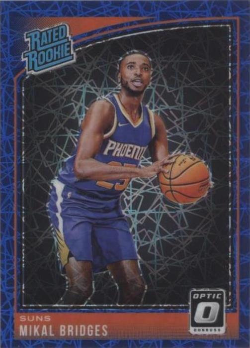 2018-19 Panini Donruss Optic - Rated Rookie Mikal Bridges #200 Blue ...