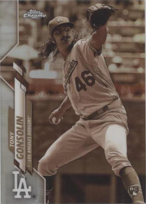 2020 Topps Chrome - Sepia Refractor #114 Tony Gonsolin (RC) for sale ...