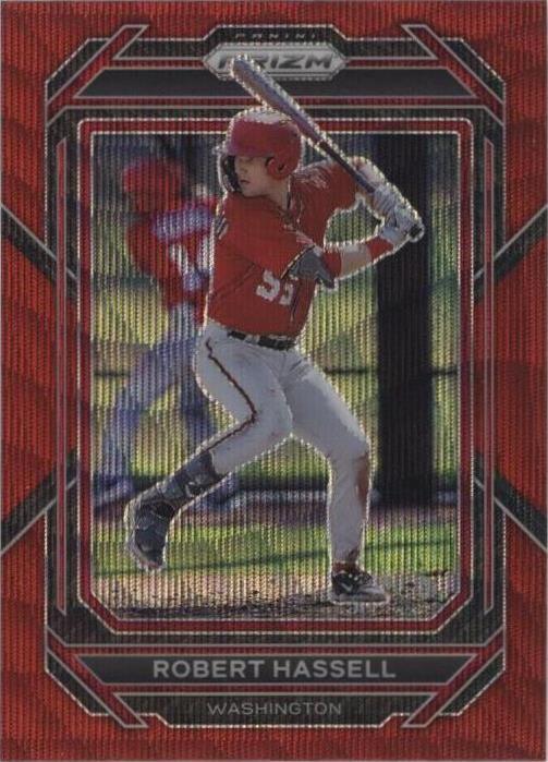 2023 Panini Prizm - Ruby Wave Prizm #48 Robert Hassell (RC) for sale online | eBay
