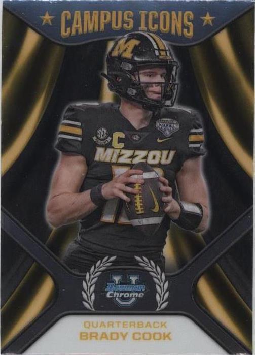 2024 Bowman University Chrome - Campus Icons Brady Cook #CI-4 (RC) for ...