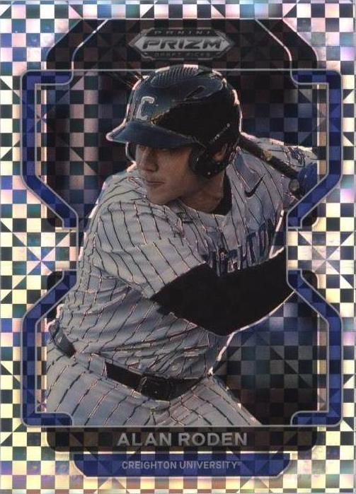 2022 Panini Prizm Draft Picks - Power Plaid Prizm #PDP98 Alan Roden /35 ...