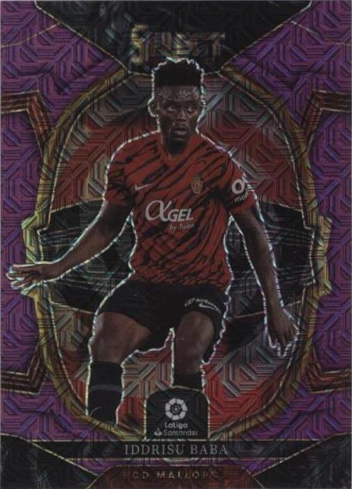 2022-23 Panini Select La Liga - Terrace Iddrisu Baba #62 Purple Mojo ...