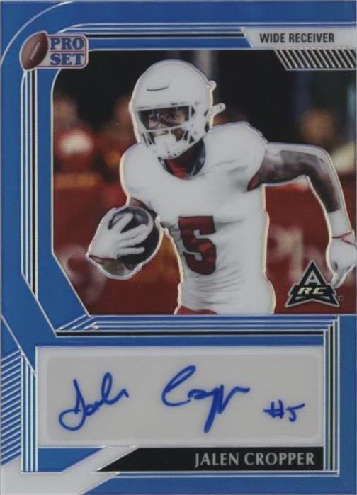 2022 Leaf Pro Set Metal - Jalen Cropper #PA-JC1 Blue Prismatic /35 (AU ...