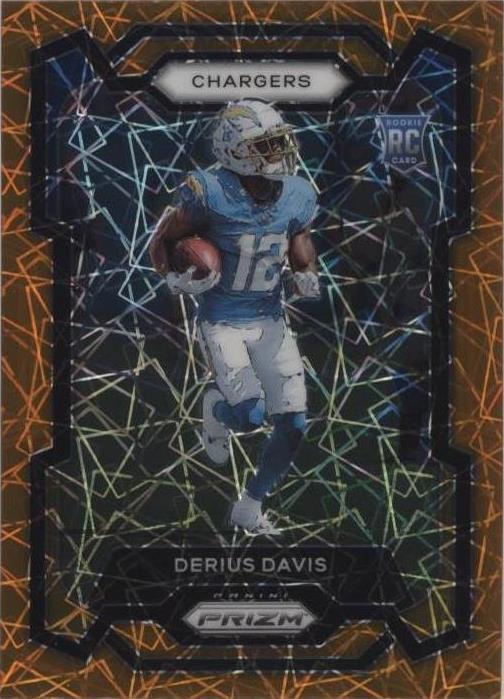 2023 Panini Prizm - Rookies Derius Davis #351 Lazer Prizm (RC) for sale ...
