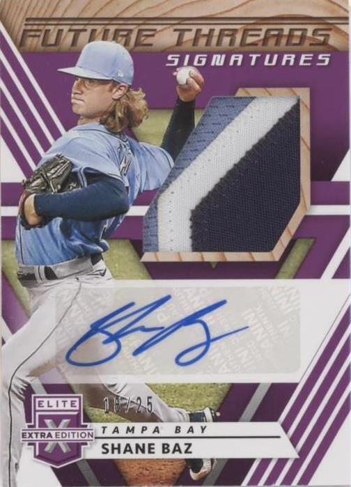 2020 Panini Elite Extra Edition - Future Threads Signatures Shane Baz # ...