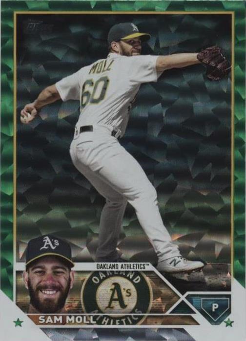 2023 Topps Series 1 - Sam Moll #8 Green Foil /499 (RC) for sale online ...