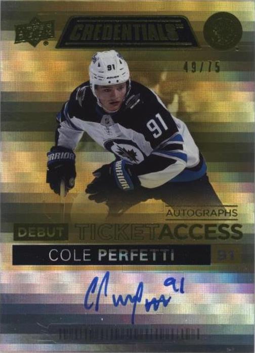 2021-22 Upper Deck Credentials - Debut Ticket Access Autos Yellow #DTAA ...