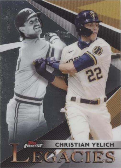 2021 Topps Finest - Finest Legacies #FL-CY Christian Yelich, Robin ...