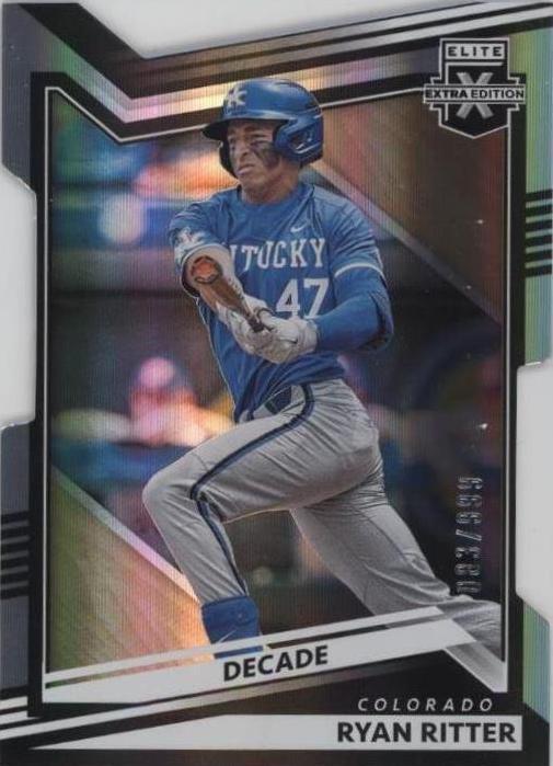 2022 Panini Elite Extra Edition - Ryan Ritter #116 Decade Die-Cut /203 ...