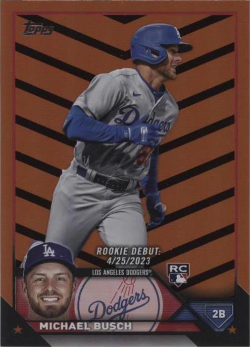 2023 Topps Update Series - Rookie Debut Orange & Black Foil #US66 ...