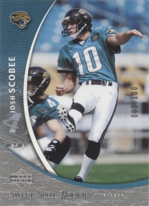2004 Upper Deck Sweet Spot - Sweet Spot Rookies Josh Scobee #133 Silver ...