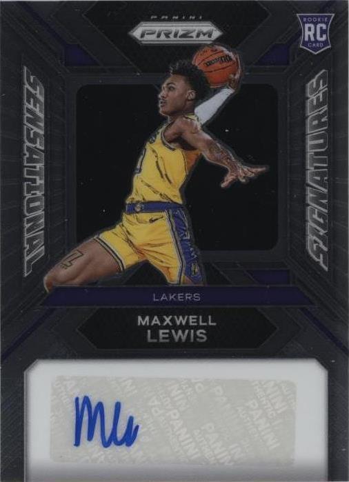 2023-24 Panini Prizm - Sensational Signatures #SS-ML Maxwell Lewis (AU ...