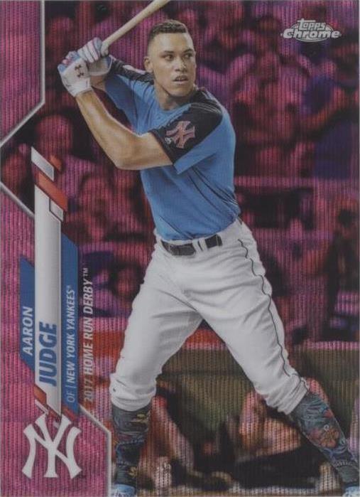 2020 Topps Chrome Update Series - Home Run Derby Aaron Judge #U-90 Pink ...