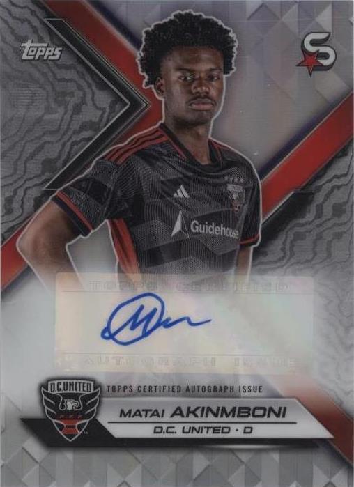 2024 Topps Mls Superstars - Autographs Matai Akinmboni #SA-MA (AU) for ...