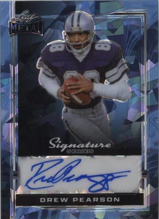 2024 Leaf Metal Signature Series - Bordered Autographs Drew Pearson #B ...