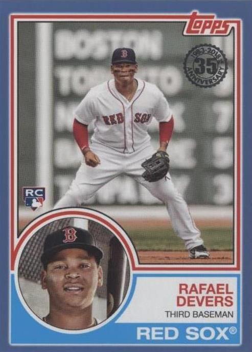 2018 Topps Update Series - 1983 Topps Design Rafael Devers #83-47 Blue ...