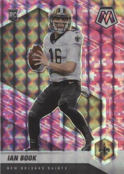 2021 Panini Mosaic - Rookies Ian Book #327 Camo Pink Mosaic Prizm (RC ...