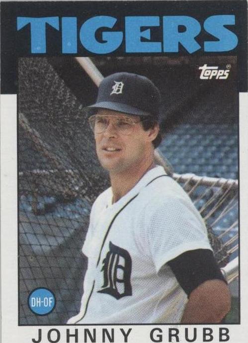 1986 Topps - #243 Johnny Grubb for sale online | eBay