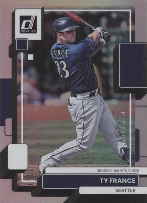 2022 Panini Donruss - Ty France #151 Season Stat Line /166 for sale ...