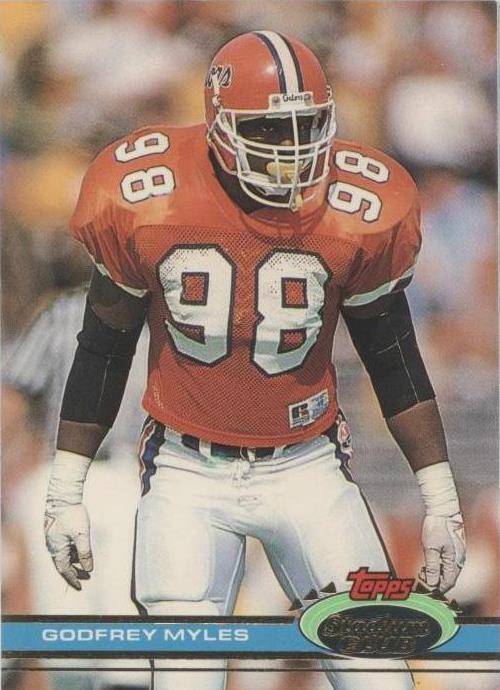 1991 Topps Stadium Club - Godfrey Myles #378 (RC) for sale online | eBay