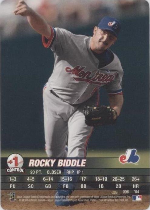 2004 MLB Showdown Pennant Run - Rocky Biddle #006 for sale online | eBay