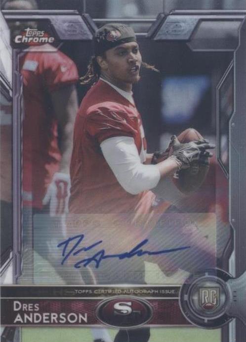 2015 Topps Chrome - Rookies Dres Anderson #169 Autographs (AU, RC) for ...