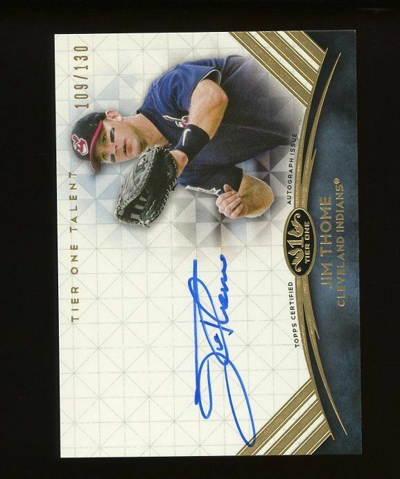 Topps Tier One Baseball Card Big Image Gallery