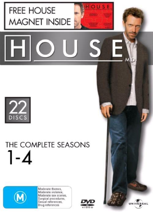 House, M.D. : Season 1-4 | Boxset (Box Set Box Set, DVD, 2006) for sale ...