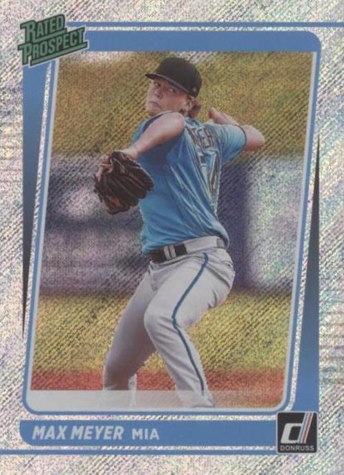 2021 Panini Donruss - Rated Prospects Max Meyer #RP7 Rapture (RC) for ...