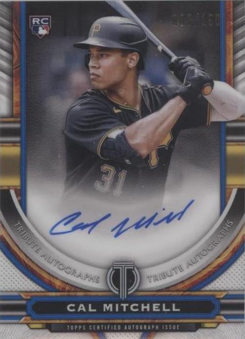2023 Topps Tribute - Tribute Autographs Blue #TA-CAM Cal Mitchell /150 ...
