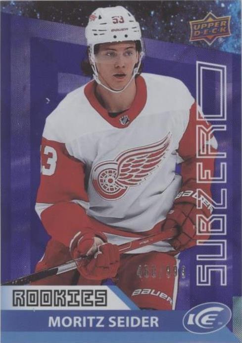 2021-22 Upper Deck Ice - Sub Zero Rookie Moritz Seider #SZ-58 /999 (RC ...