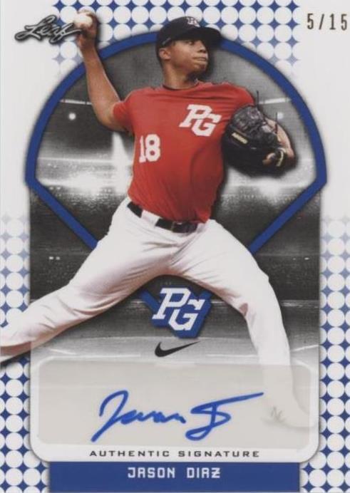 2018 Leaf Perfect Game National Showcase - Autographs Jason Diaz #BA ...
