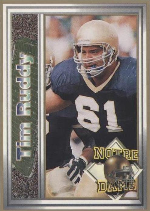 1993 Notre Dame Fighting Irish Team Issue - Tim Ruddy (RC) for sale ...