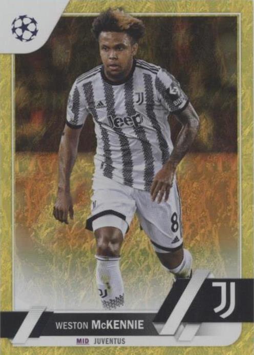 2022-23 Topps Jade Edition UEFA Club Competitions - Weston McKennie ...