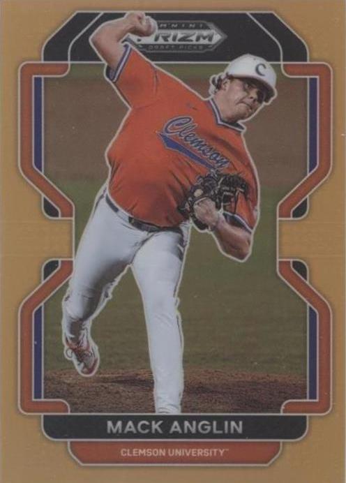 2022 Panini Prizm Draft Picks - Mack Anglin #PDP205 Neon Orange Prizm ...