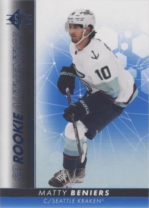 2022-23 SP - Rookie Authentics Matty Beniers #105 Blue (RC) for sale ...
